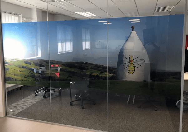 Digitally Printed Partition Graphics Designed & Installed for The ...